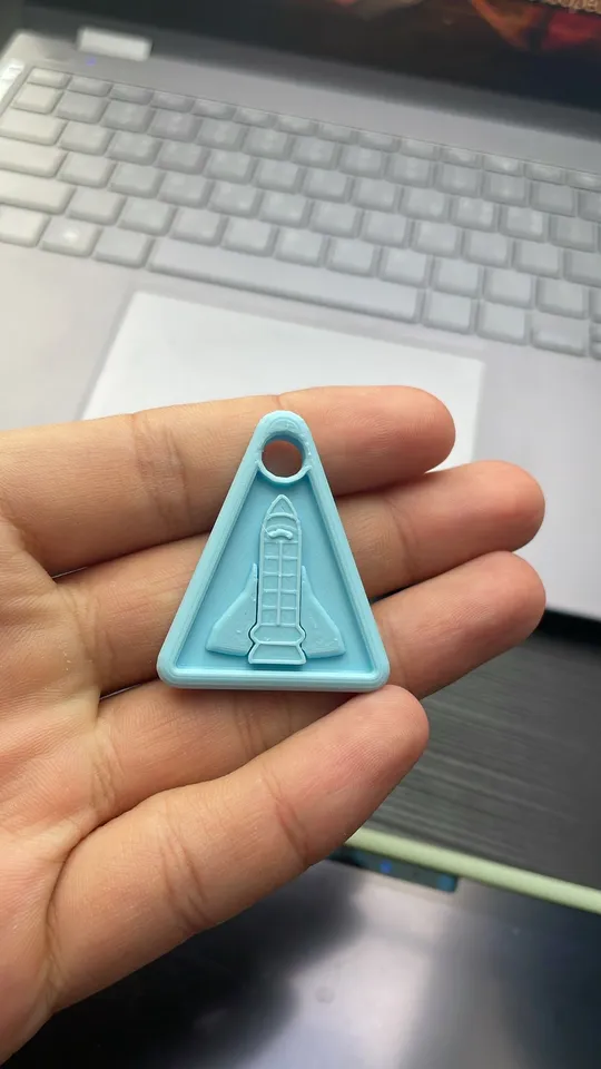 Rocket keychain/ pendant by deinumyte | Download free STL model ...
