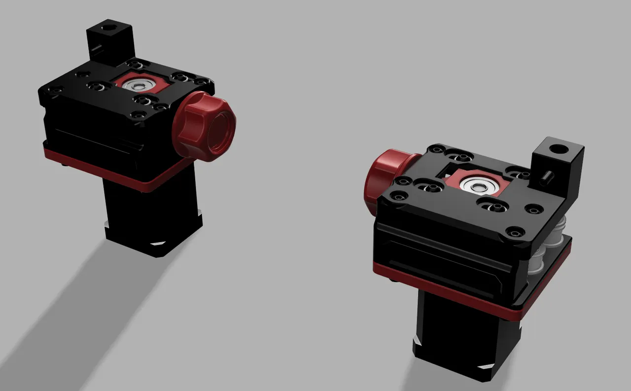 Voron V0.2r1 Double Shear AB Motor Mounts Using F695 Bearings by Gmo ...