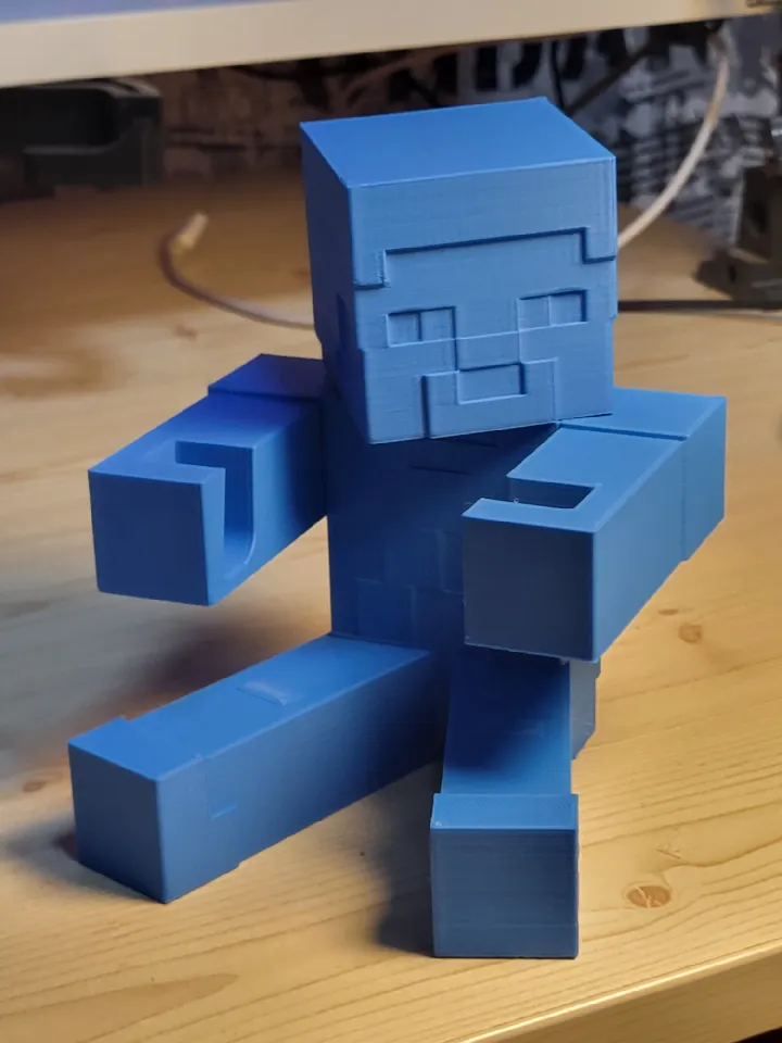 PHONE STAND STEVE MINECRAFT by Tomisu117 | Download free STL model ...