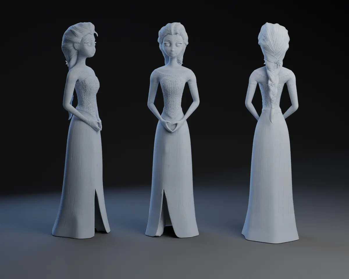 Elsa: Frozen by Peter Farell | Download free STL model | Printables.com