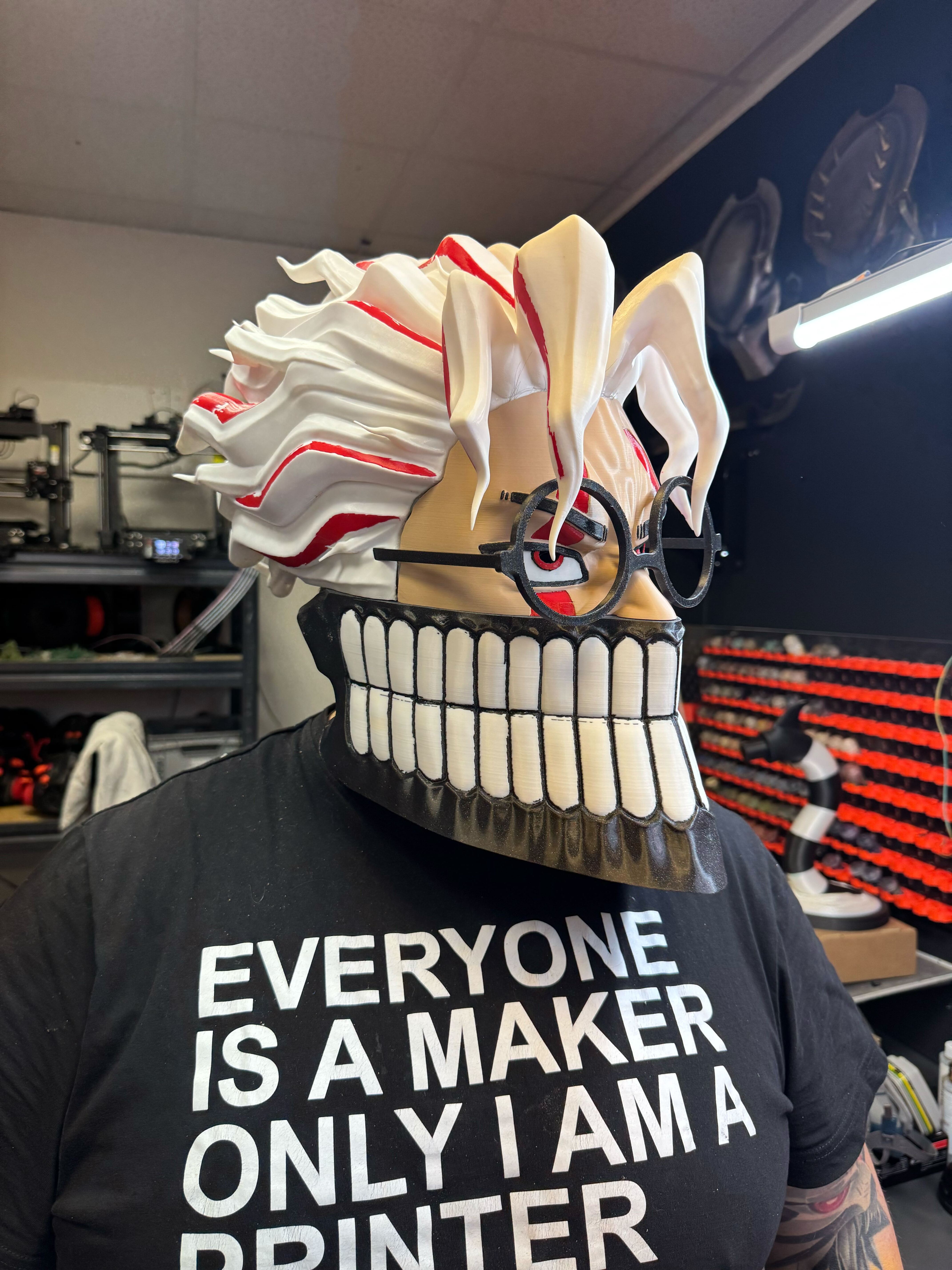 DanDaDan Okarun cosplay mask par Prusa Guy | Téléchargez gratuitement ...