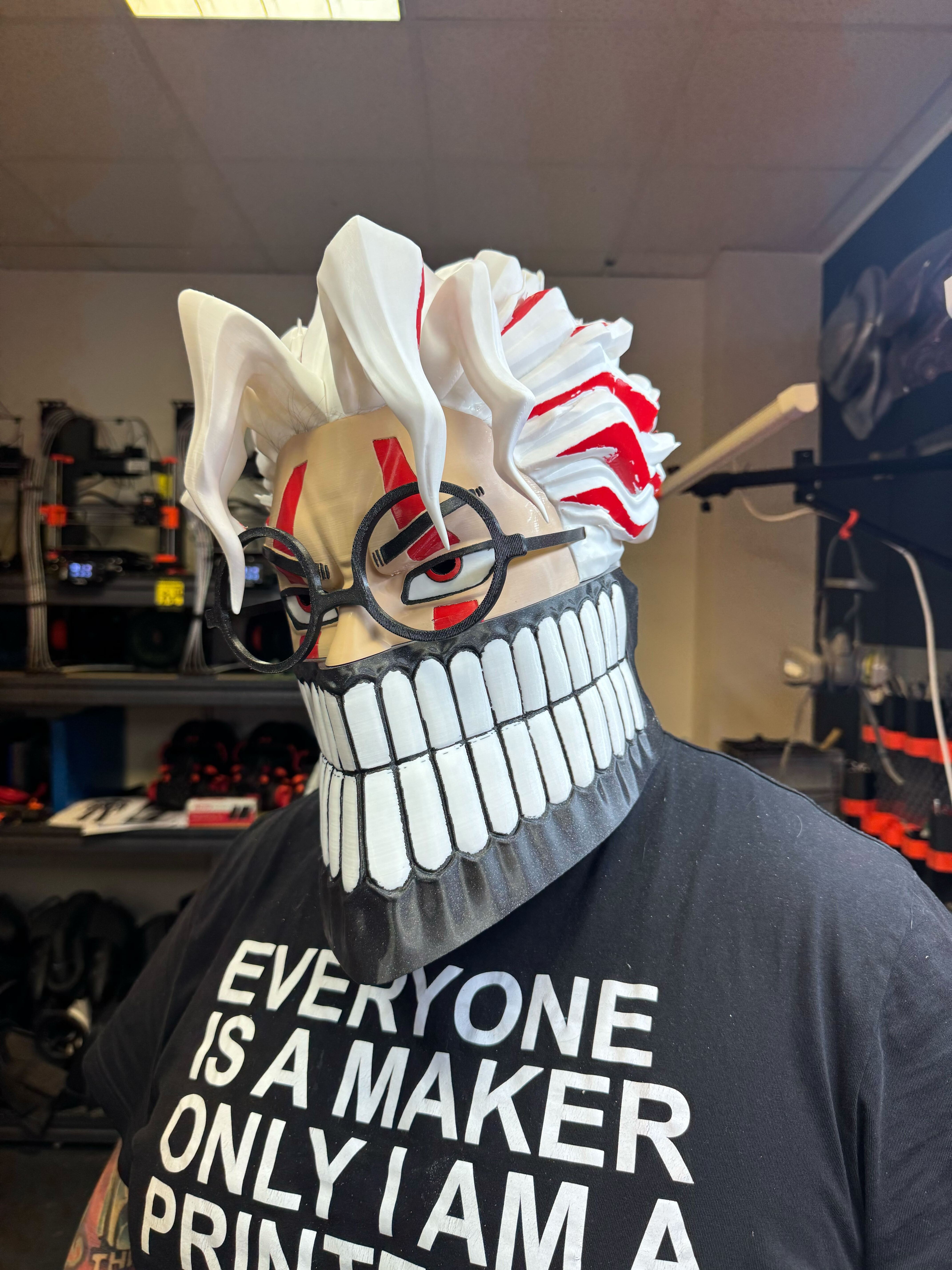 DanDaDan Okarun cosplay mask by Prusa Guy | Download free STL model ...
