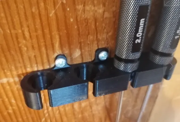 Hex Driver Holder / Mount by ValRC | Download free STL model ...