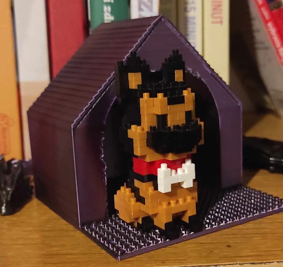 Mini Brick Dog House Expositor by Sojualpaka | Download free STL model ...