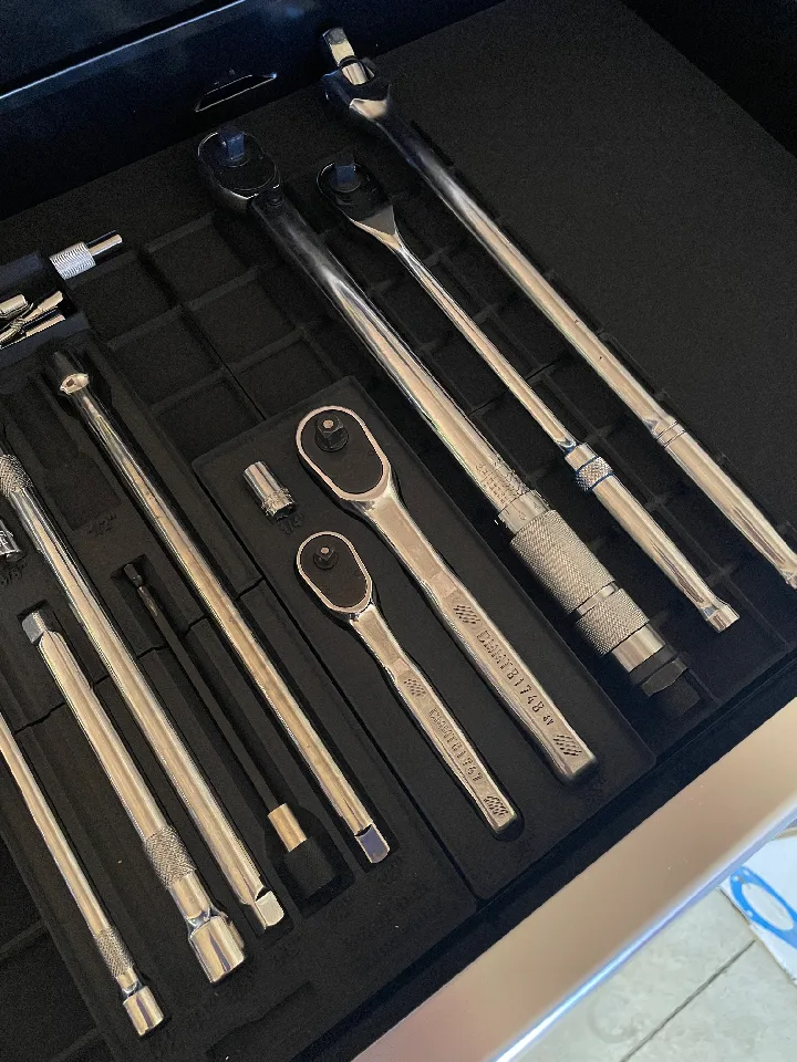 Gridfinity Craftsman 1/4" and 3/8" Ratchet Holder by drewiller ...