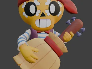 Pirate Poco - Brawl Stars by GoatGamez | Download free STL model ...