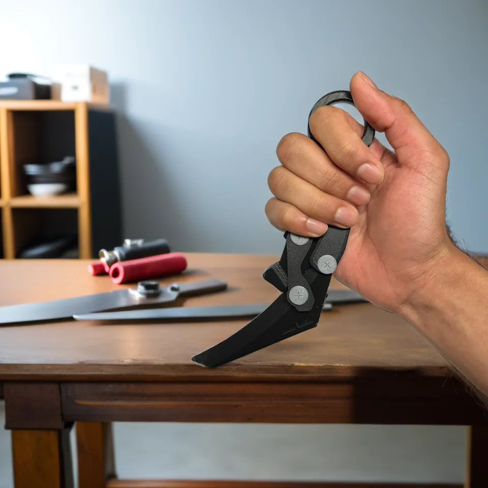 3D PRINTED KARAMBIT TOOL – ERGONOMIC DESIGN FOR BOX CUTTING & DIY ...