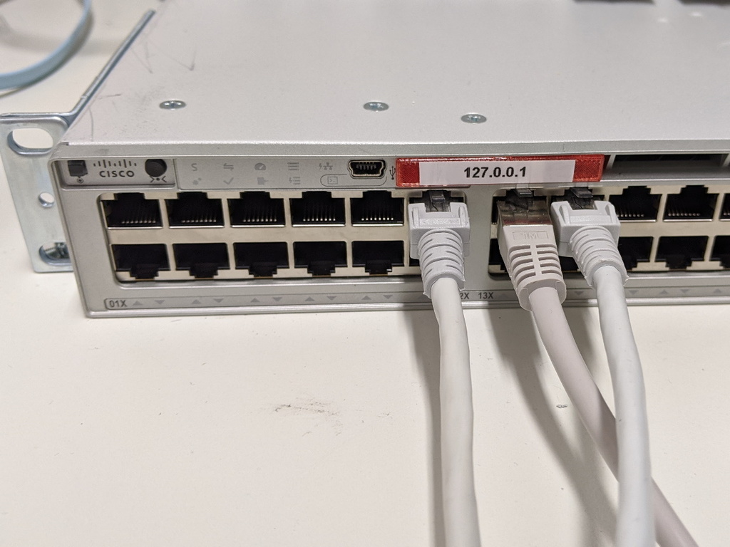 Cisco Catalyst 9300 Label Plate by hurzhurz | Download free STL model ...