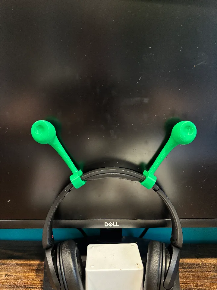 Alien Antenna Headphone Accessories by Fin_is_cool | Download free STL ...