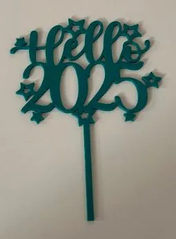 Hello 2025 by Chavdata | Download free STL model | Printables.com