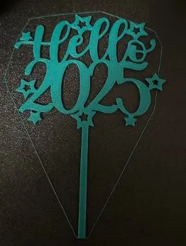 Hello 2025 by Chavdata | Download free STL model | Printables.com