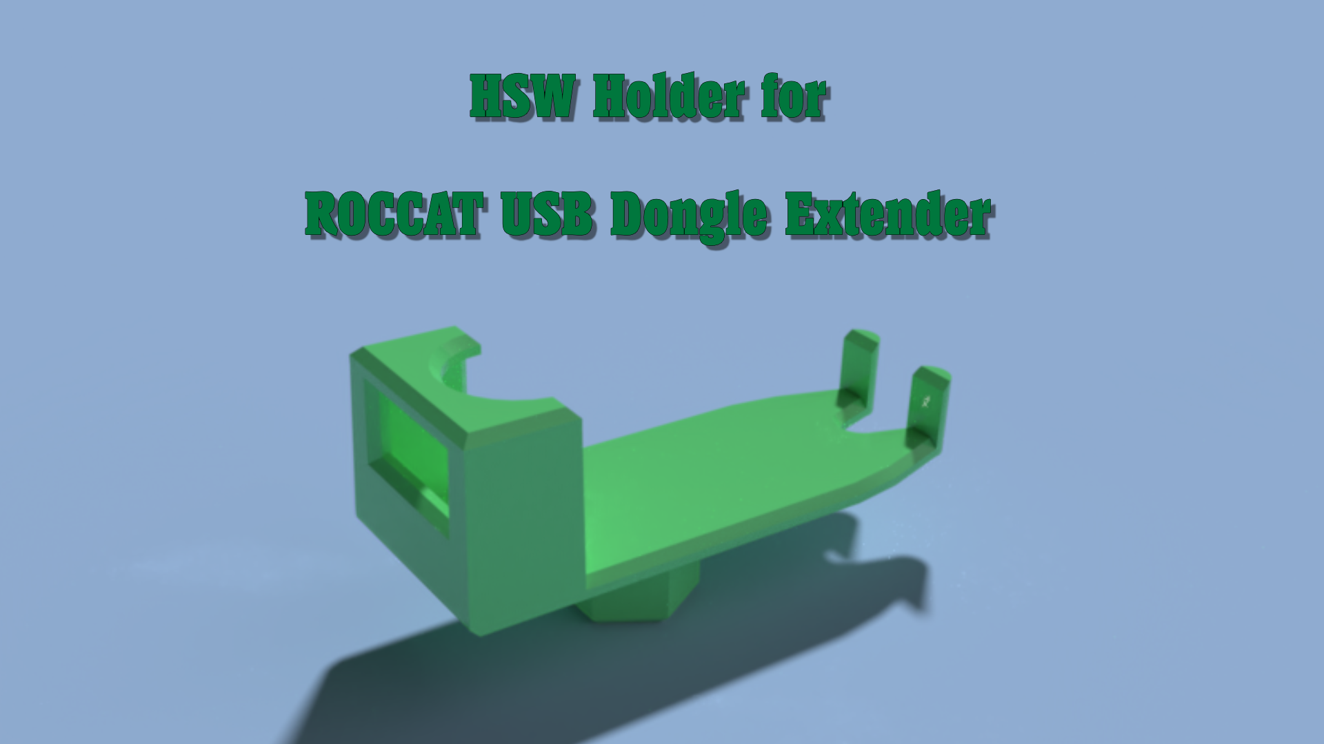 ROCCAT USB Dongle Extender HSW Holder by arthur dent | Download free ...