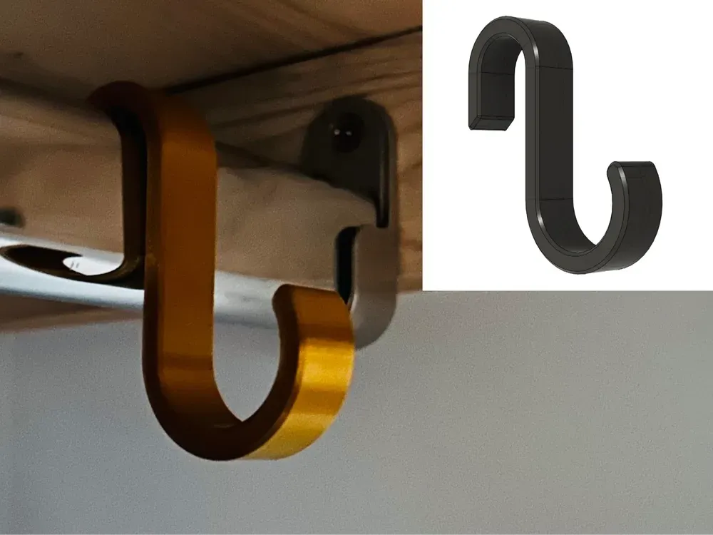 S HOOK by MaroDavide | Download free STL model | Printables.com