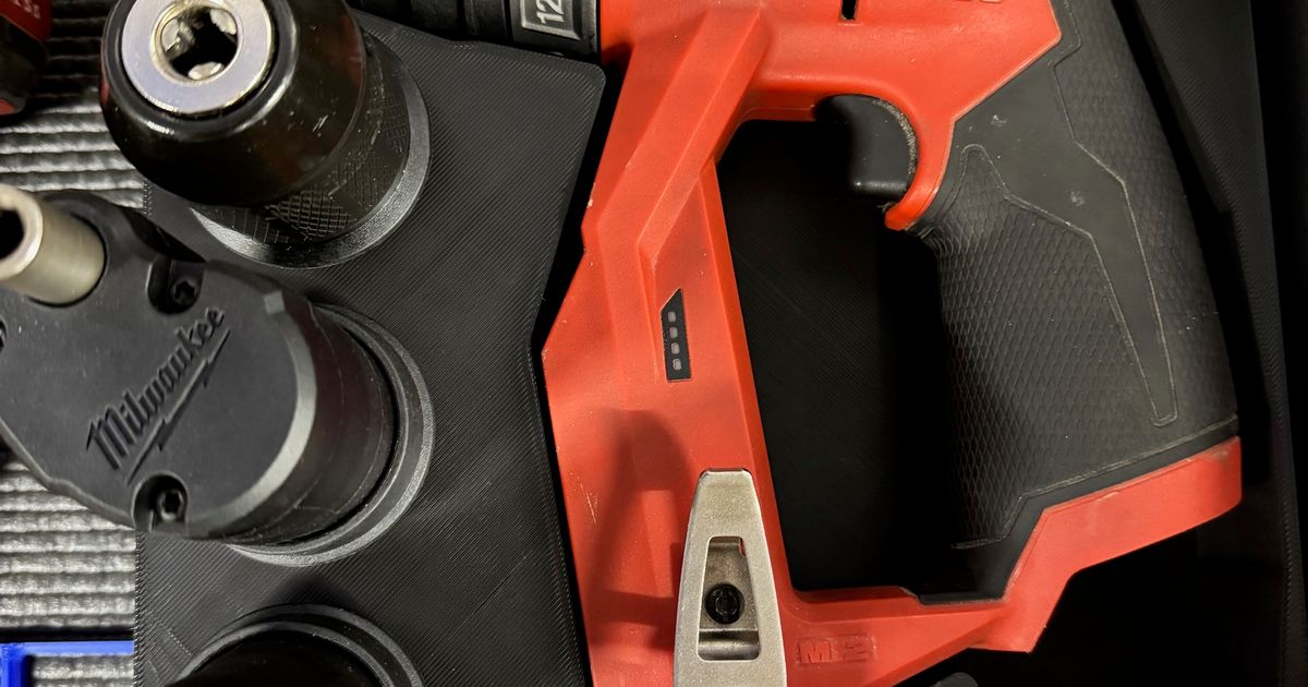 Milwaukee M12 Installation Tool Gridfinity (V2 available) by ...