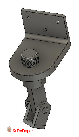 Wall mount bracket 360 degree rotating with steps by Dedoper | Download ...