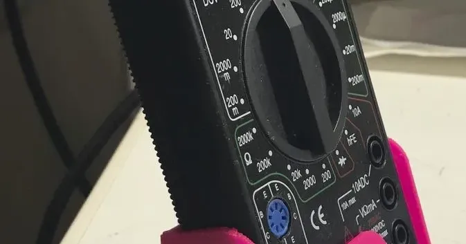 DT-830B multimeter stand by INVENTOR 55 | Download free STL model ...