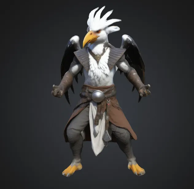 DND - Aarakocra fighter by TheLabda | Download free STL model ...