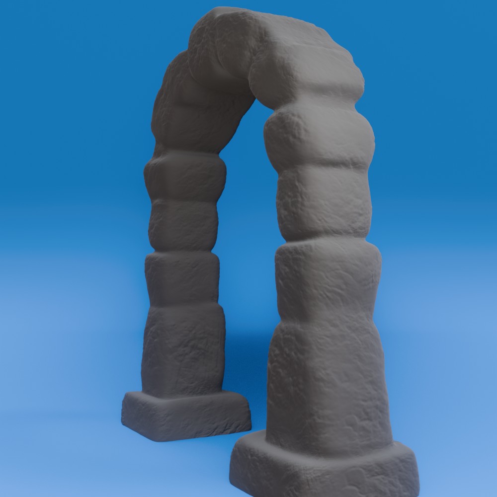 Ancient Stone arch by animatedheaven | Download free STL model | Printables.com