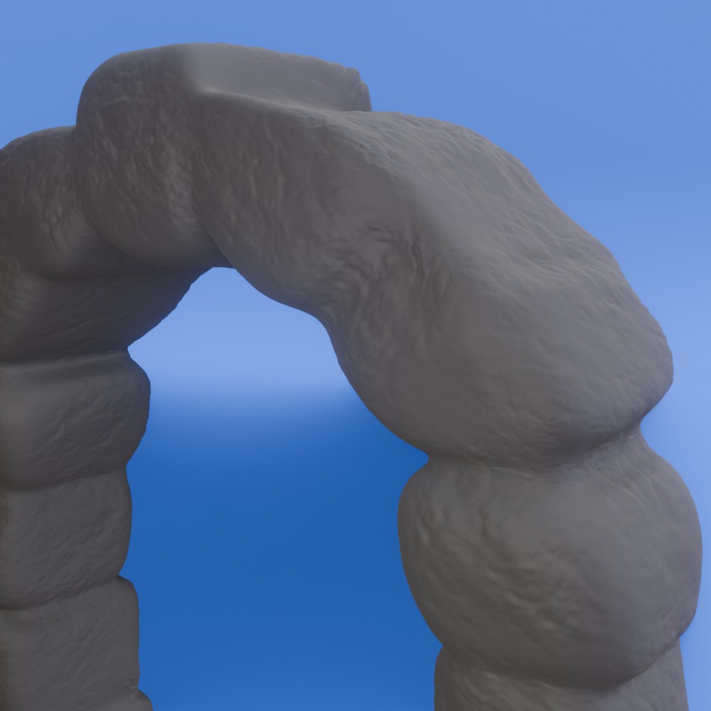 Ancient Stone arch by animatedheaven | Download free STL model ...