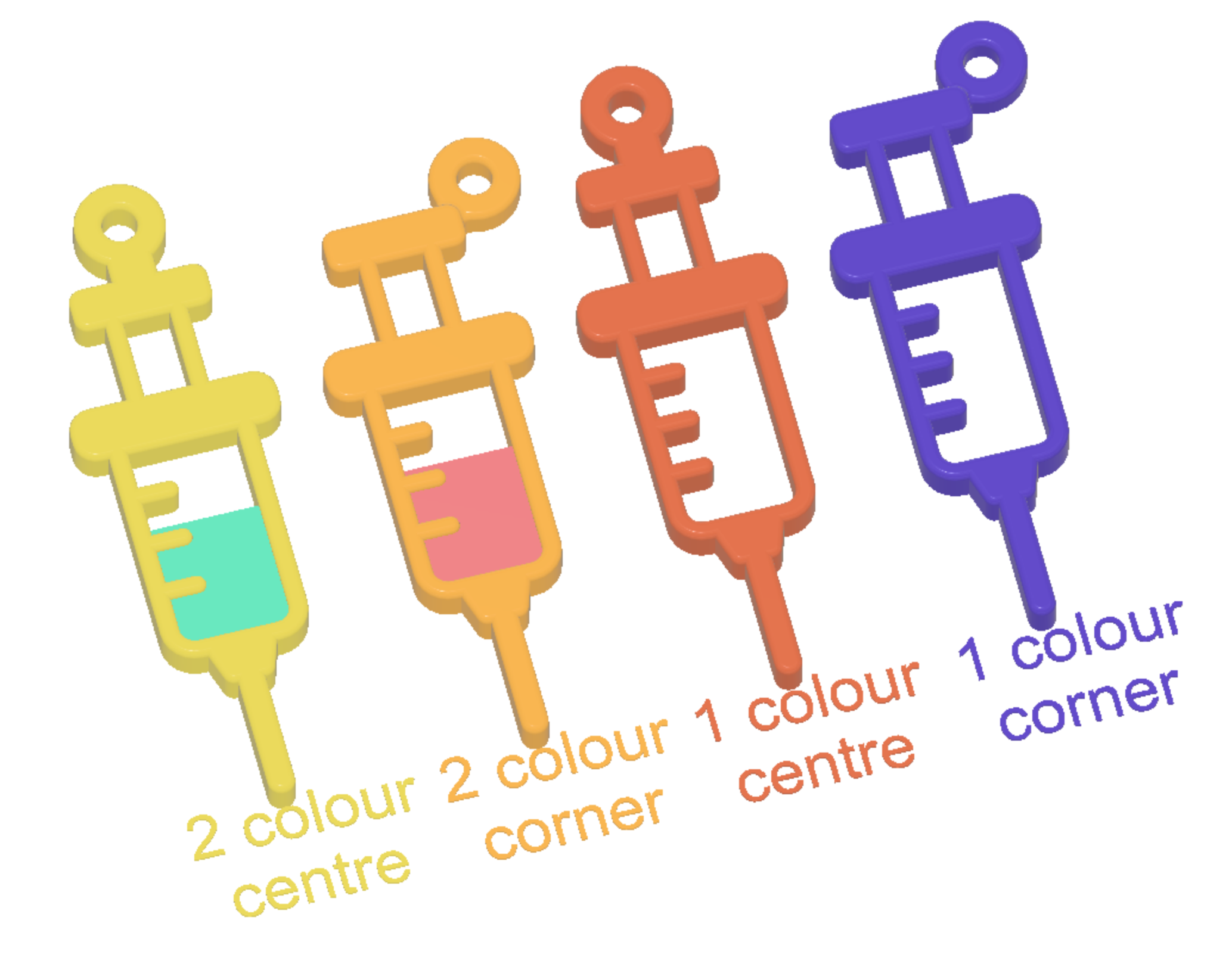 Syringe earrings by Pippa | Download free STL model | Printables.com