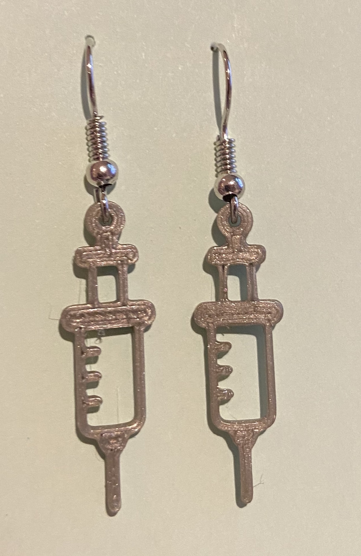 Syringe earrings by Pippa | Download free STL model | Printables.com