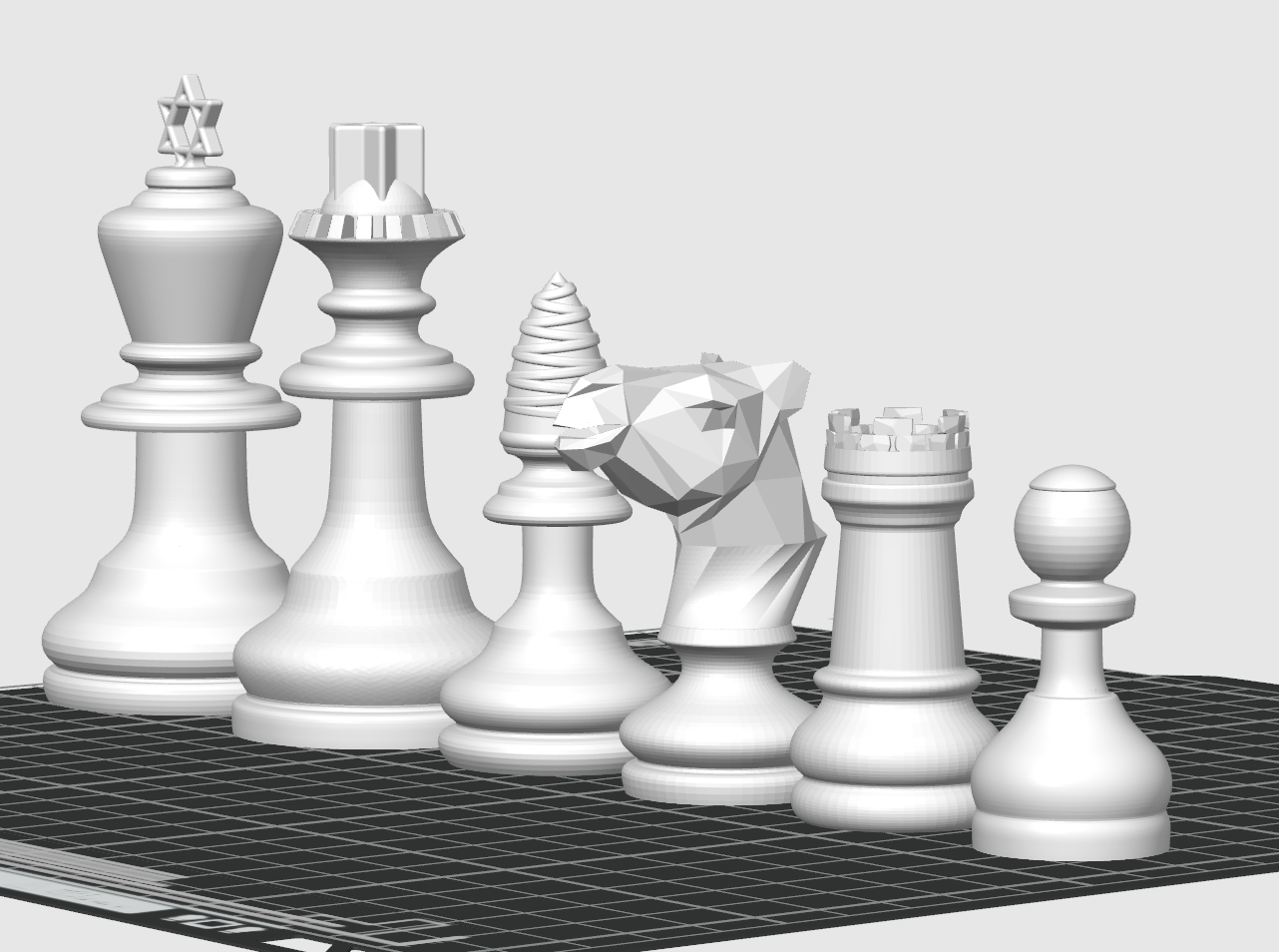 Jewish Themed Chessmen / Chess Set / Chess Pieces par pazzah ...