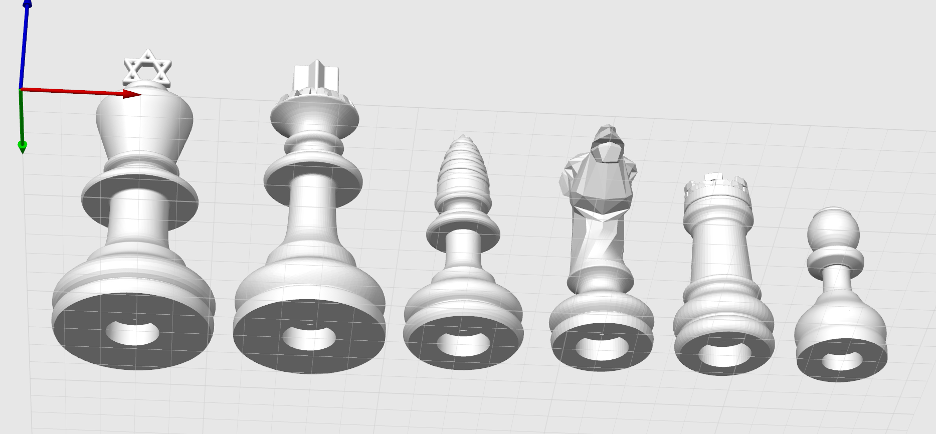 Jewish Themed Chessmen / Chess Set / Chess Pieces par pazzah ...