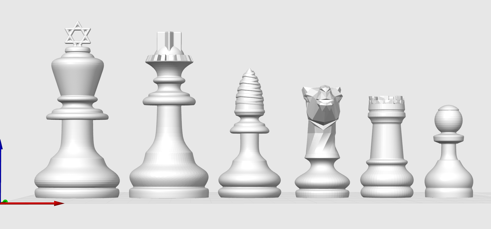 Jewish Themed Chessmen / Chess Set / Chess Pieces par pazzah ...