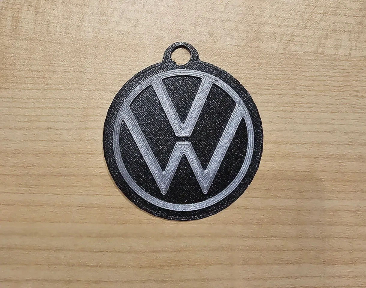VW logo keychain by Walker | Download free STL model | Printables.com