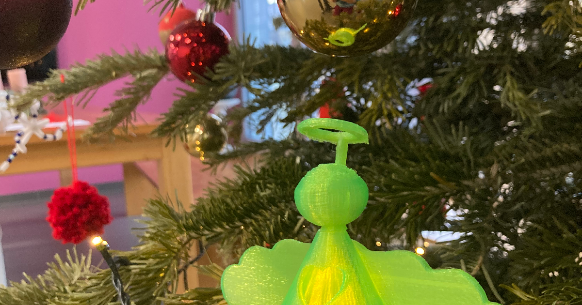 Glowy Angel Christmas Decoration by Simona Buryšková | Download free ...