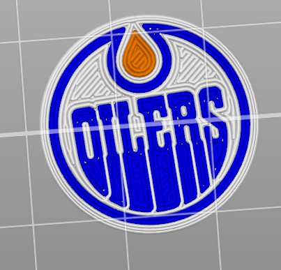 Oilers logo golf ball marker by Asus1357 | Download free STL model ...