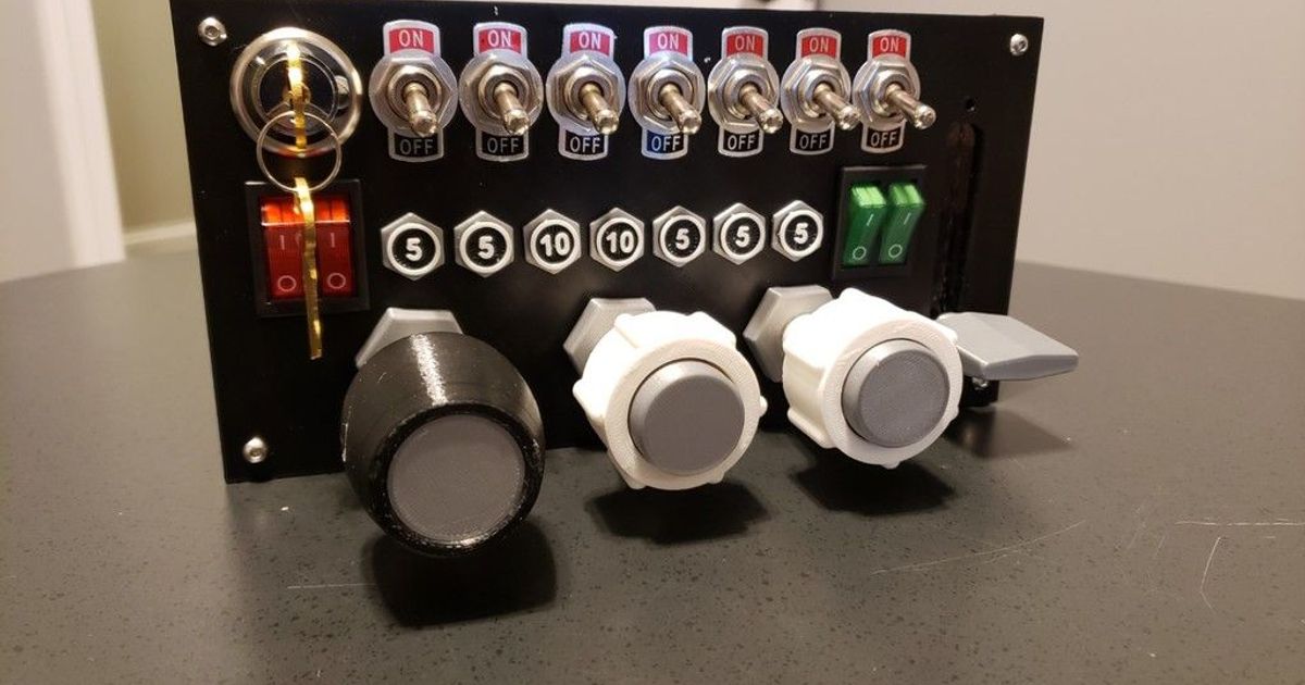 Cadet Throttle Board Cover by hackoholic | Download free STL model ...