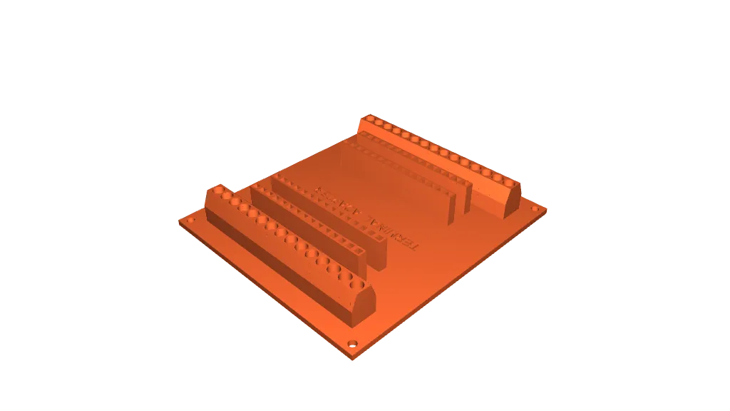 ESP-WROOM-32 Board adapter by Charly BEGOOD | Download free STL model ...