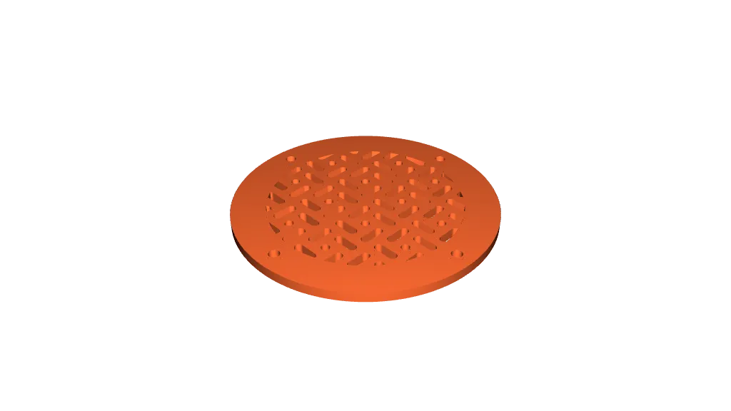 Mounting Grid Disk for 0.1" Spaced PCBs by Technospatial | Download ...