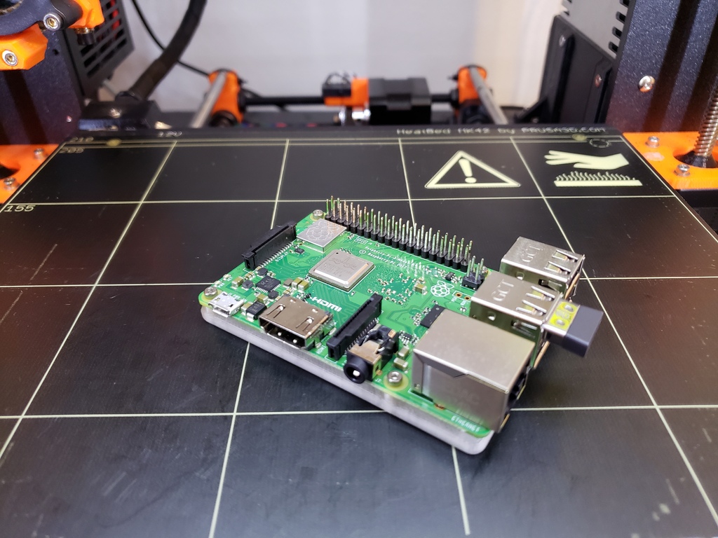 Pi3 Low Profile Case by hackoholic | Download free STL model ...