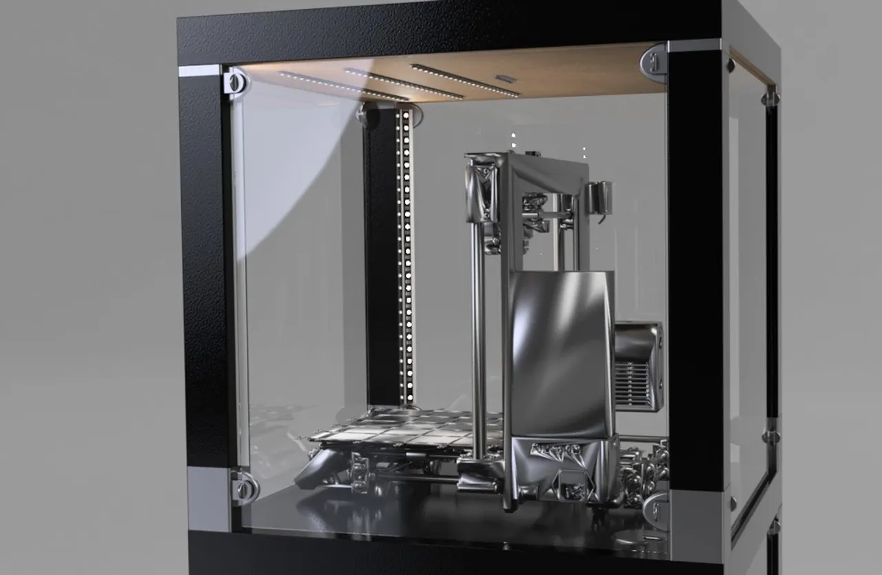 Stacking Ikea Lack Printer Enclosure by hackoholic | Download free STL ...