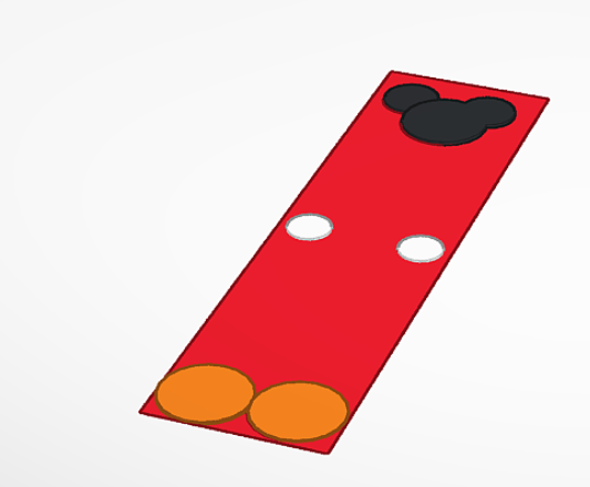 Mickey Bookmark by Rigo | Download free STL model | Printables.com