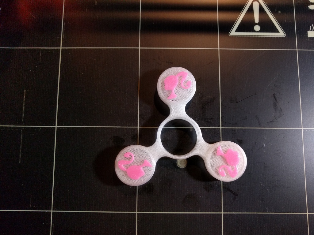 Barbie Fidget Spinner by hackoholic | Download free STL model ...