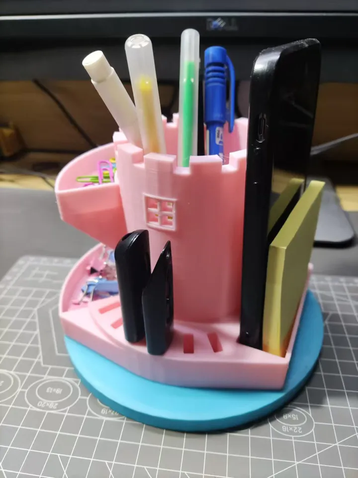 rotatable pen container by Stephen_ws | Download free STL model ...