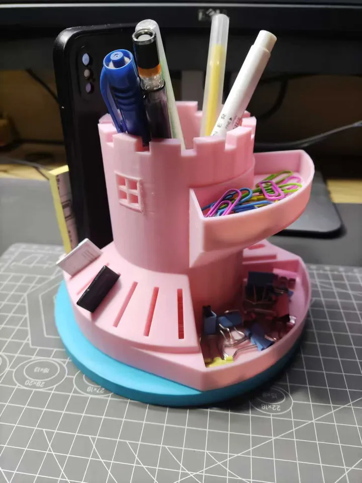 rotatable pen container by Stephen_ws | Download free STL model ...