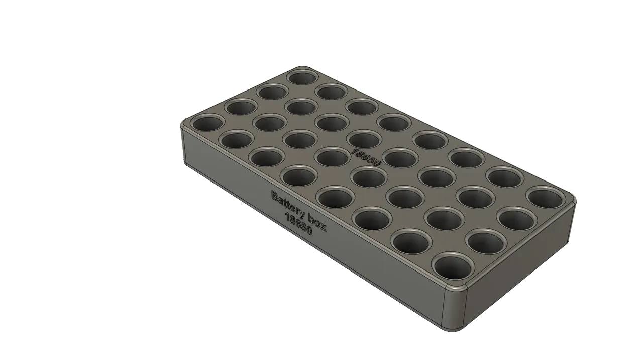 Box 18650 by Jaromír Valach | Download free STL model | Printables.com