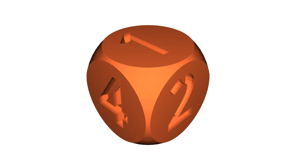Hrací kostka s čísly by benik19 | Download free STL model | Printables.com