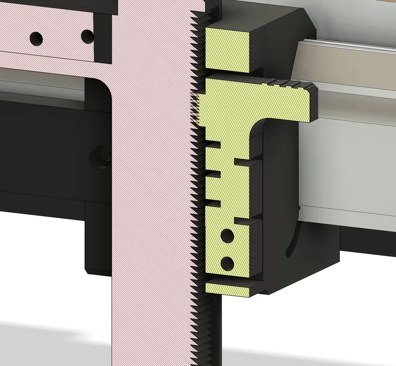 Auto Adjusting MFT Rail Hinge por nerd_zentrale | Descargar modelo STL ...