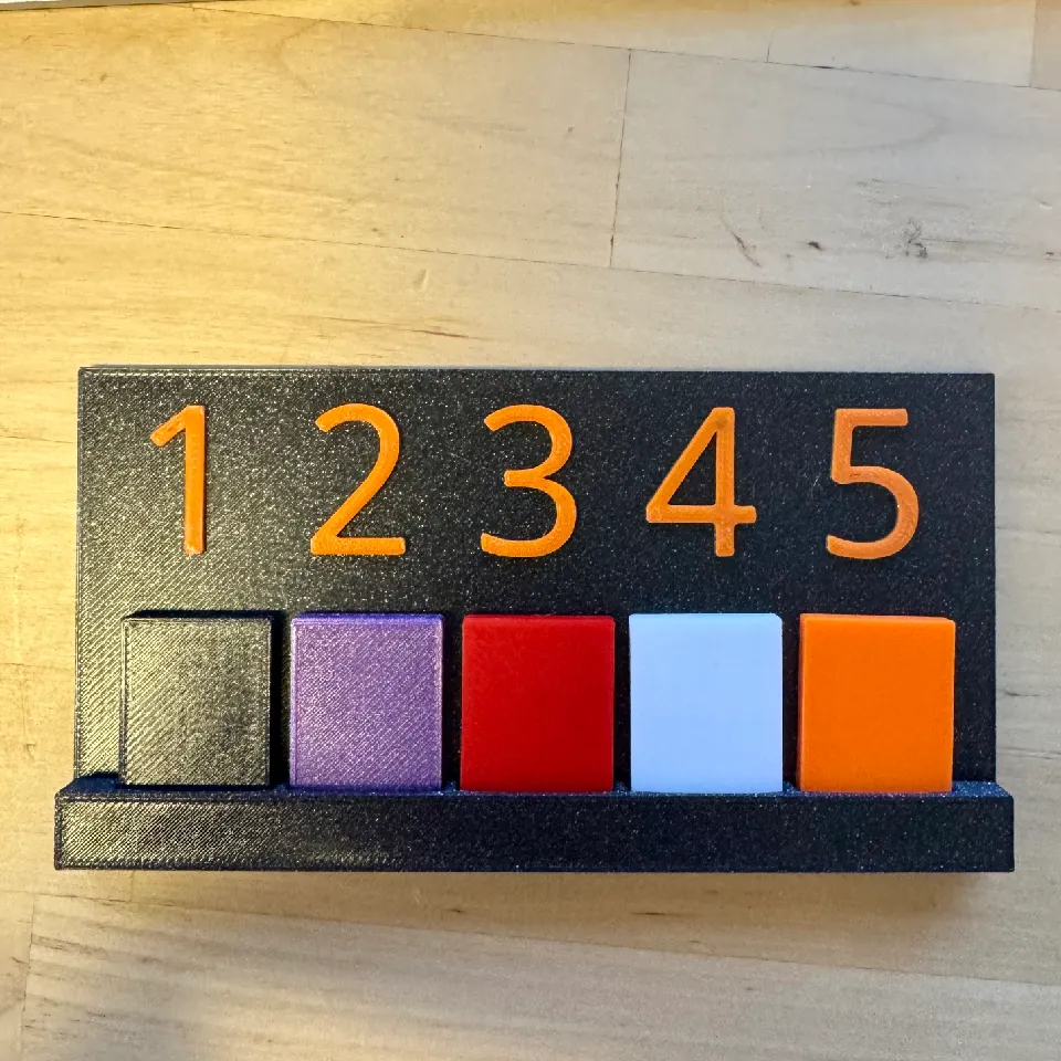 Color Card by Snuups | Download free STL model | Printables.com