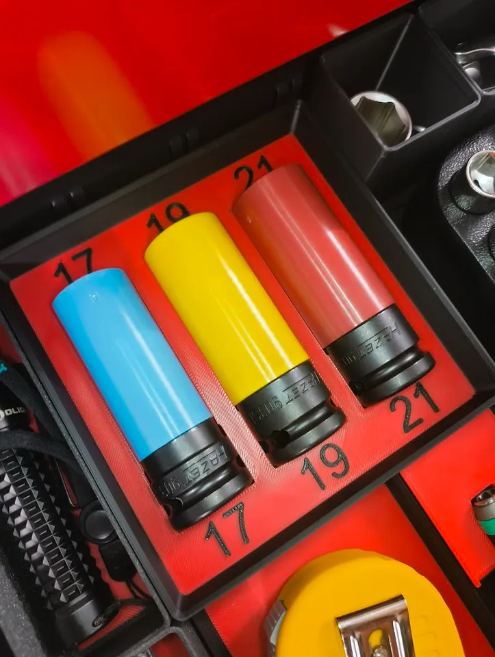 Hazet Gridfinity Impact socket set, Lug Nut Socket by Alexander345 ...
