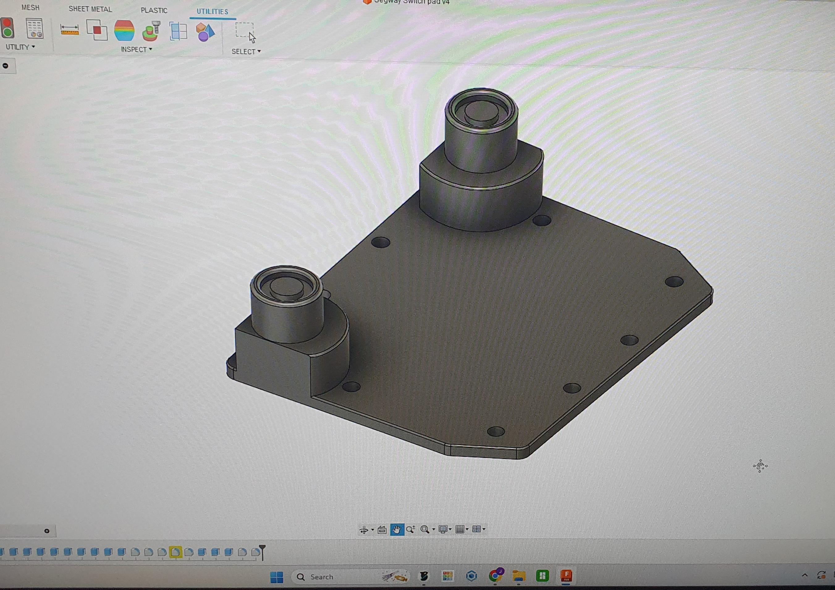 Segway G Pro (G1) Hoverboard Switch pad plate. by Jeza76 | Download ...