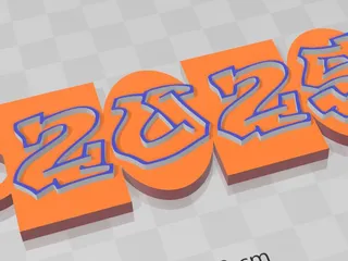 2025 keychain 1 by Dem_ria | Download free STL model | Printables.com