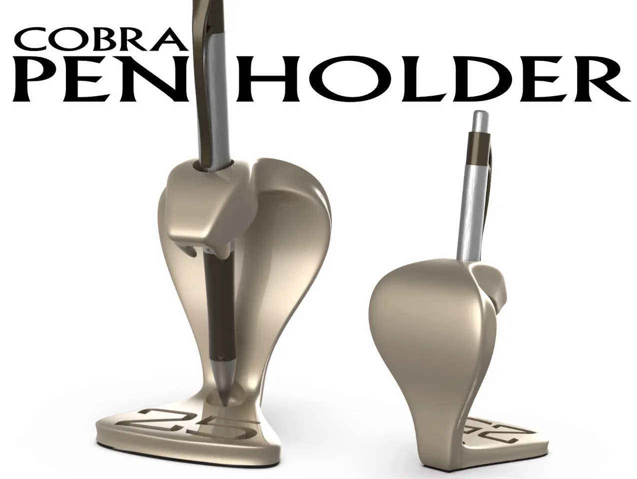 Cobra Pen Holder -2025 - Year of The Snake by EngGraph | Download free ...