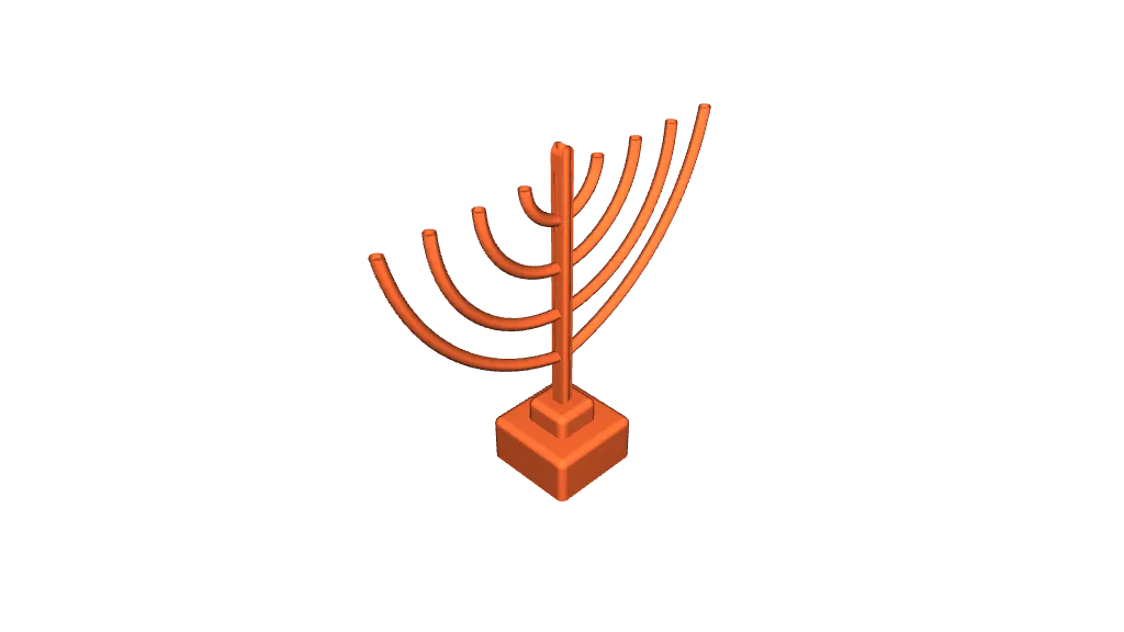 Menorah by The3dPrintGuy | Download free STL model | Printables.com