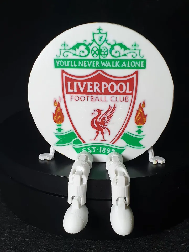 Liverpool FC shield with flexi legs by PipodV 3D | Download free STL ...